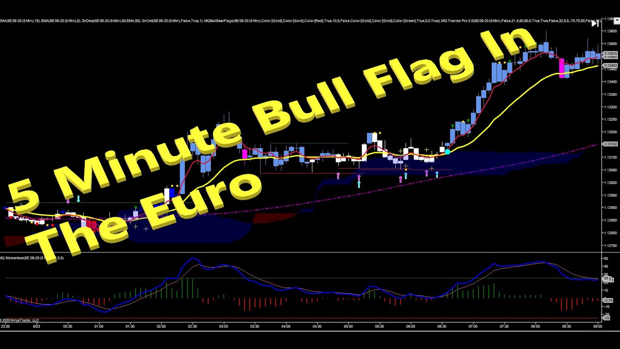 5 Minute Bull Flag In The Euro - Base Camp Trading